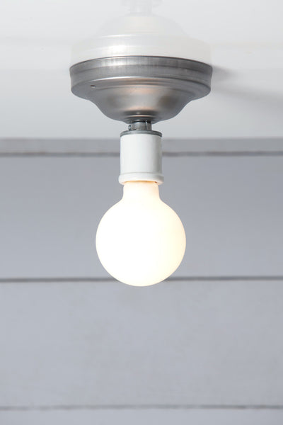 Steel Ceiling Light - Bare Bulb | Industrial Light Electric