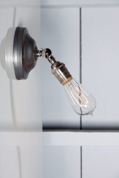 Bare Bulb Wall Sconce - Angled Lamp | Industrial Light Electric